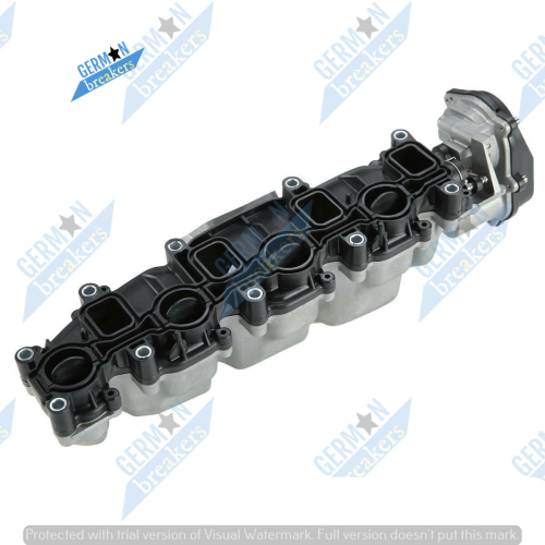 VW GOLF SCIROCCO PASSAT 2008-13 2.0 TDi INTAKE INLET MANIFOLD & MOTOR ...