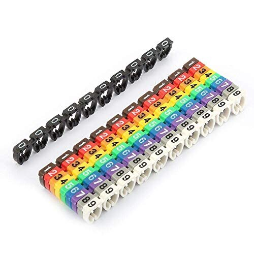 Wire Markers Wire Number Labels Colorful Wire Numbering Kit Tube Cable ...