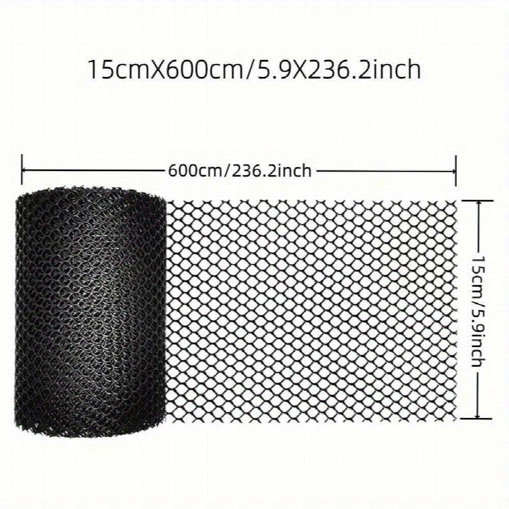 1 Roll Gutter Guard Mesh Resizable Flexible Corrosion Resistance Gutter ...