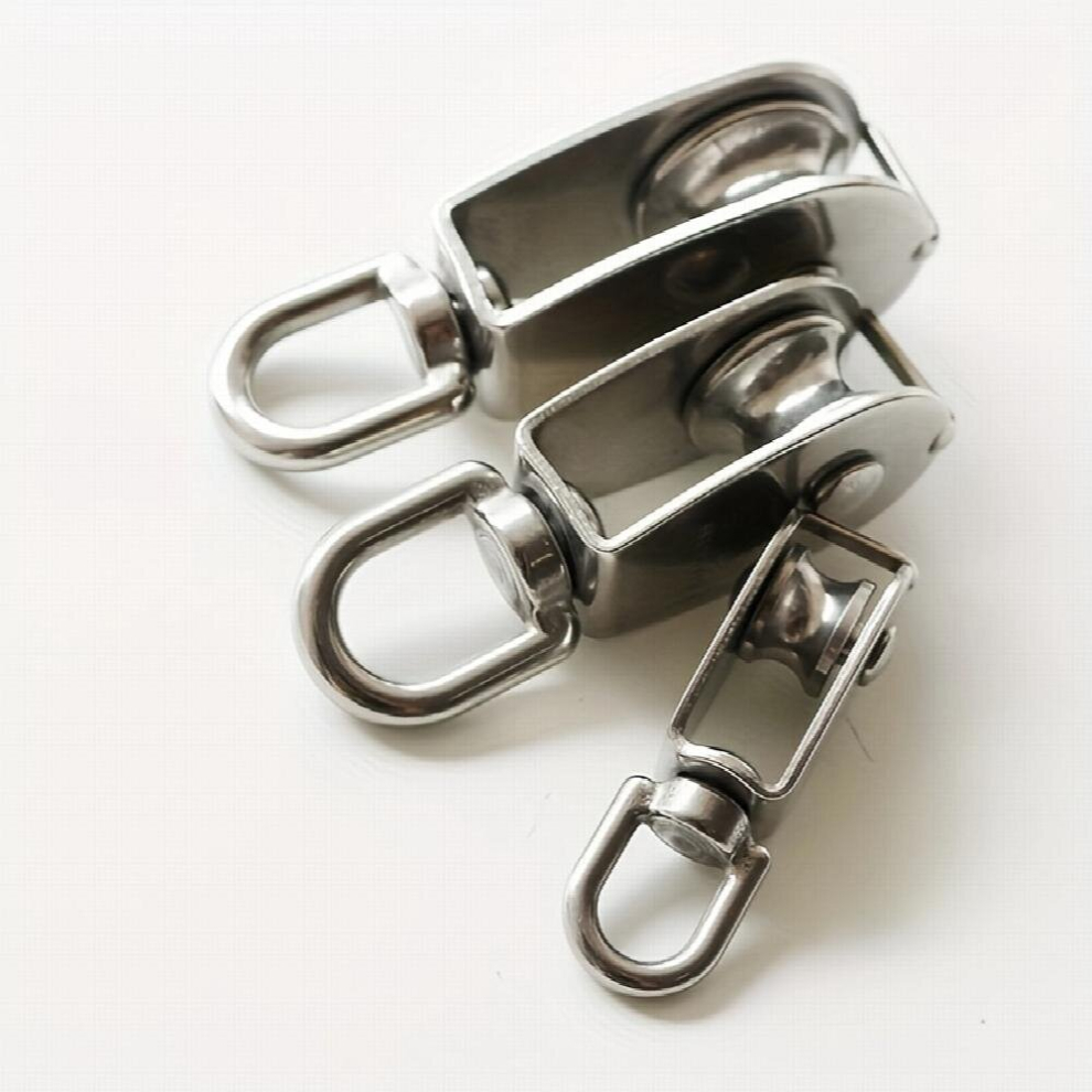 1pc Lifting Pulley Lifting Ring Wire Rope Pulley U shaped Pulley Wire ...