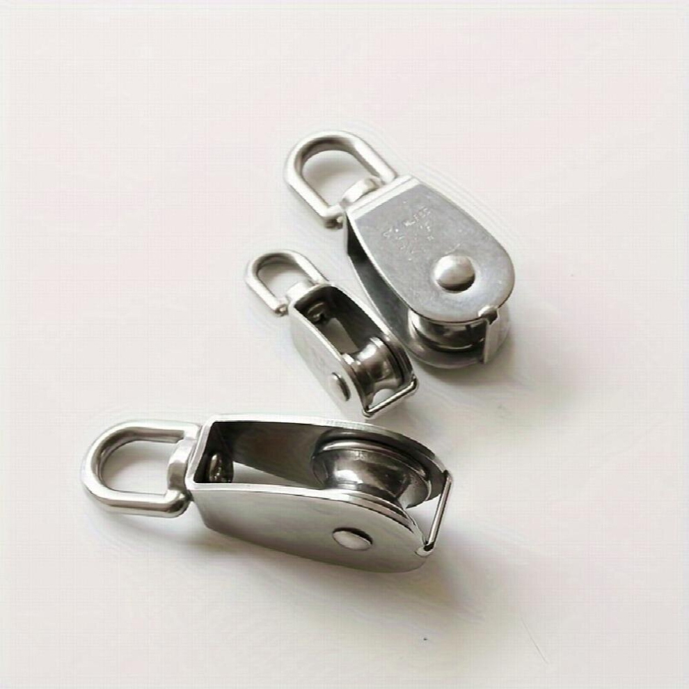 1pc Lifting Pulley Lifting Ring Wire Rope Pulley U shaped Pulley Wire Pulley Traction Pulley ...