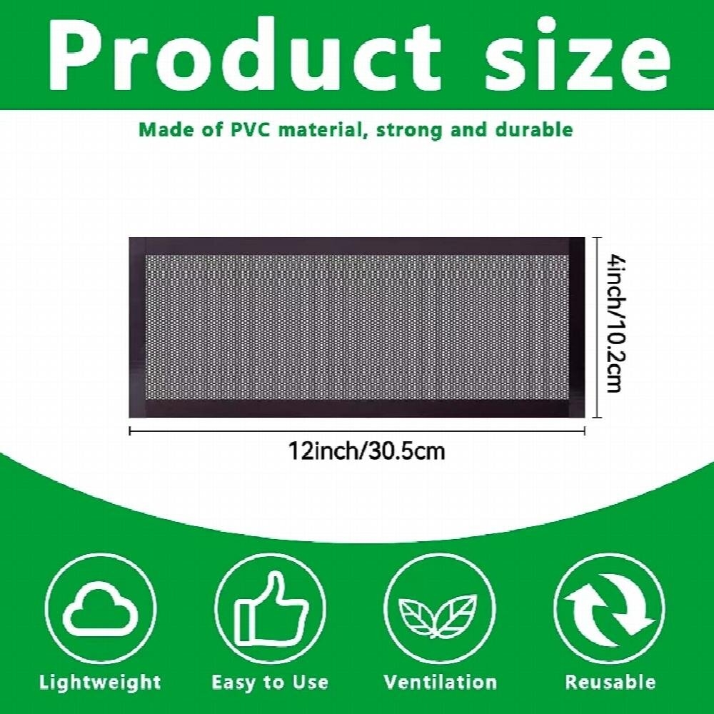 4pcs Air Vent Filters Magnetic Air Vent Screen Mesh Trap Floor Register ...