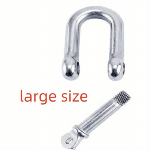 1 Pair 304 Stainless Steel D type Shackle Bow Shackle High Strength ...