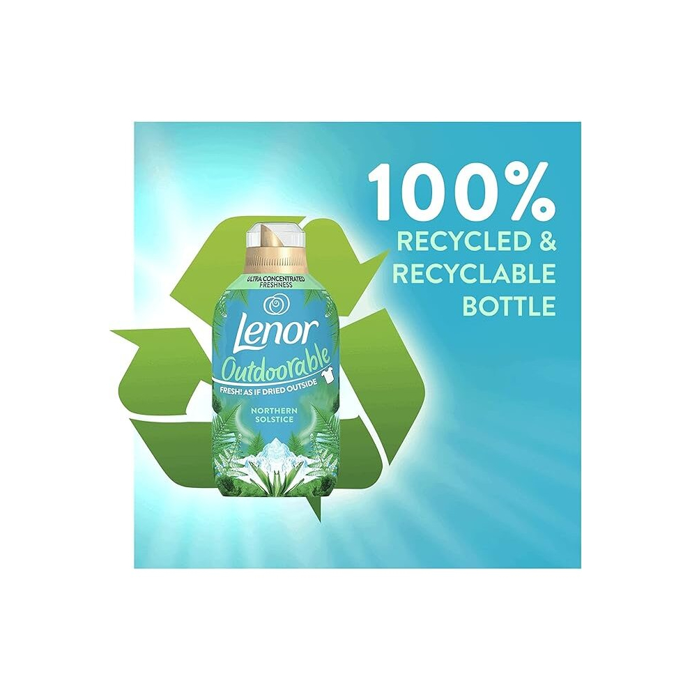 LENOR Outdoorable Fabric Conditioner 35 Washes 490Ml Northern Solstice Ultra Concentrated ...