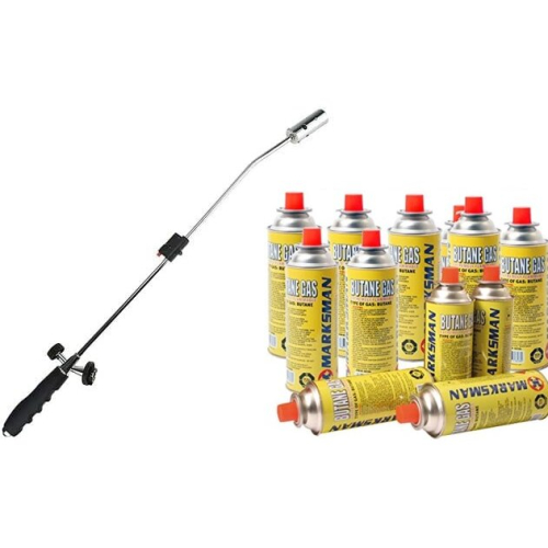 (Burner + 12 Gas Canes ) Weed Burner Killer Garden BBQ Blowtorch ...
