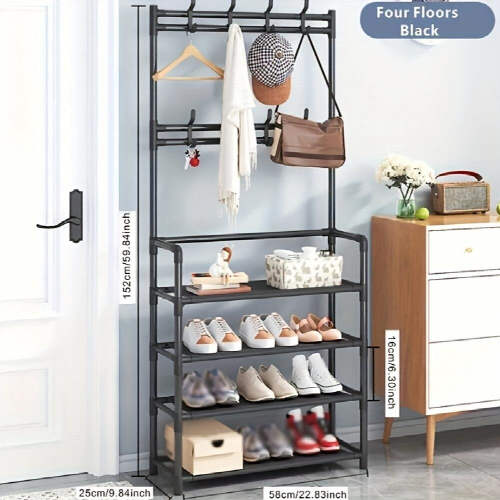 1pc 59 99 Cm Reinforced Clothes Rack standing Vertical Hanging Clothes ...