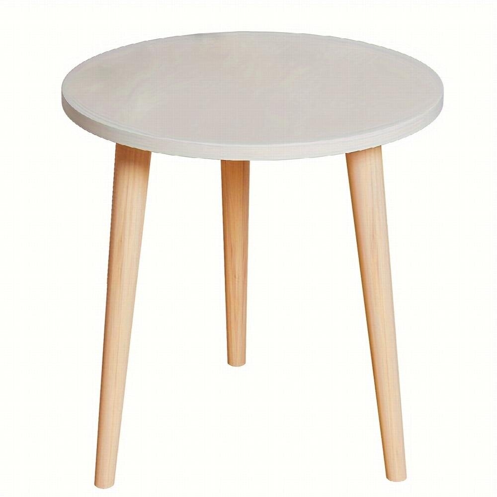 1pc Small Coffee Table Round Snack Table Portable And Space Saving With ...