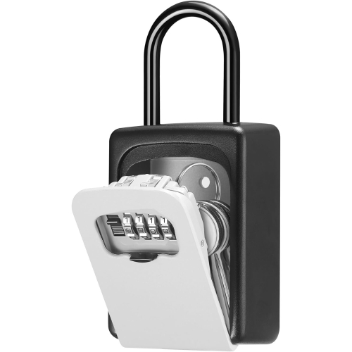 Key Box Lock, Large Combination Key Box, Outdoor Key Safe Wall Mounted ...