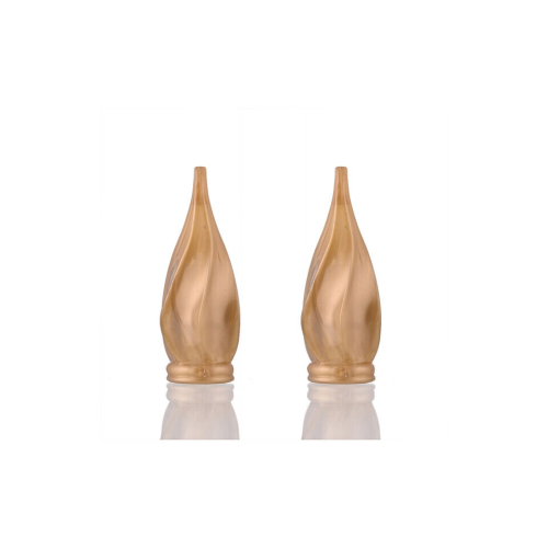 (Spiral - 2 x Finials, Light Bronze (Plastic Spiral Finials)) Lister ...