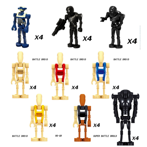 36PCS Droids Set Mini Figures Building Blocks Fits LEGO Action Figures ...