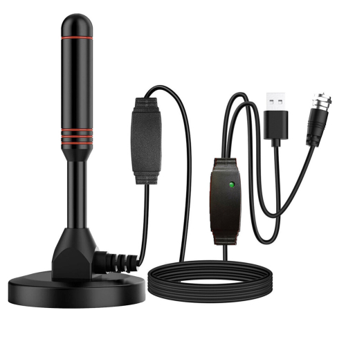 Digital TV Antenna UHF Indoor 4K 1080P HDTV Booster Amplifier DTMB DVB ...