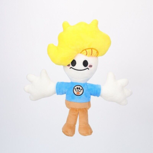 (C) 2024 NEW Super Bryson & Ham Plush Toy Yellow Hair Boys Cartoon ...