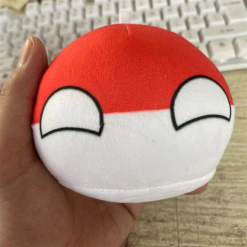 (10cm, Poland) 10cm Country Ball Plush Toys Polandball Pendant Country ...