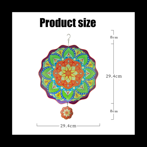 Stainless Steel Wind Spinner Indoor Outdoor Garden Decoration on OnBuy