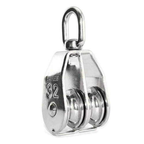 1 Piece M32 Pulley, Pulley Block in Stainless Steel 304,Lifting Crane ...