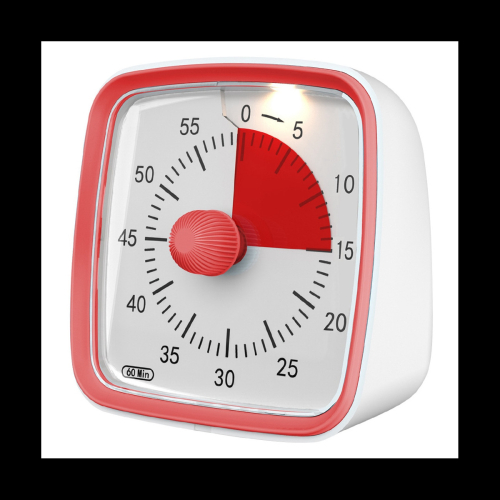 60-Minute Timer, Classroom Classroom Timer, Countdown Timer Red on OnBuy