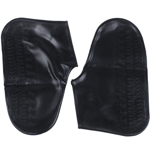 Silicone Can Be Reused Waterproof Rubber Shoe Cover M Size Black on OnBuy