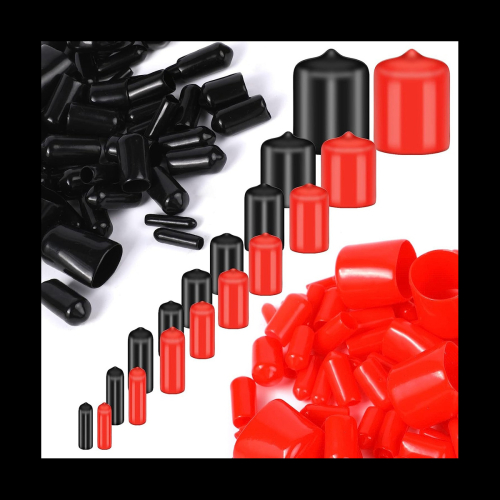 Rubber End Caps Flexible Screw Cap Thread Bolt Protector Caps Covers on ...