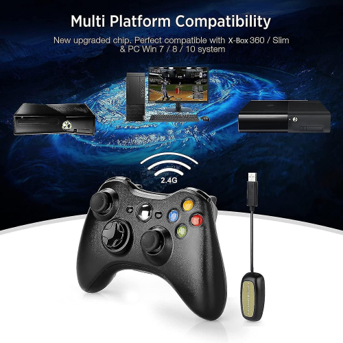 Wireless Controller For Xbox 360 24ghz Gamepad Joystick Wireless Controller Compatible With 0642