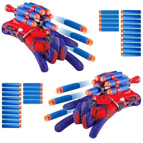 Spider Shooter Toys, 2PCS Spider Web Shooter Boys Toys Hero Toys Spider ...