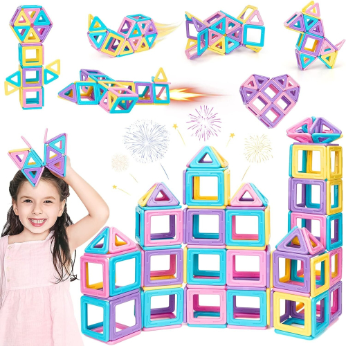 42X Castle Magnetic Blocks Development Magnetic Tiles Building Blocks ...