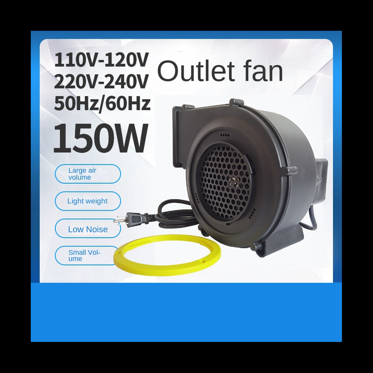 150W Small Dust Removal Electric Blower Blower 120V Blower UK Plug on OnBuy