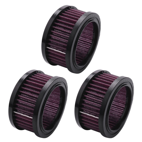 3X Motorcycle Universal Replacement Air Cleaner Intake Filter on OnBuy