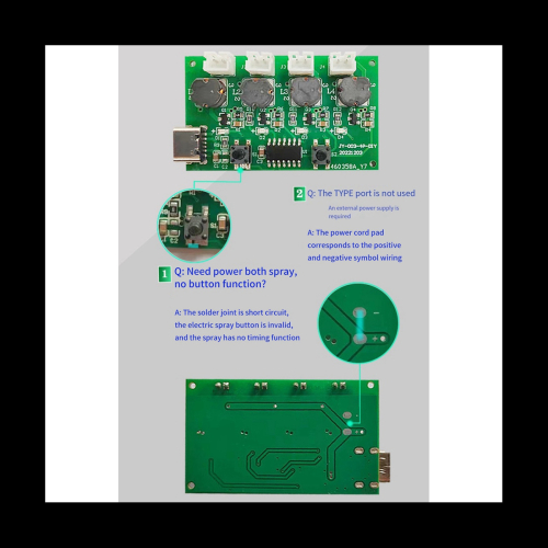 Four-Spray Humidifier Module Control Board Atomizer Driver Board, B on ...