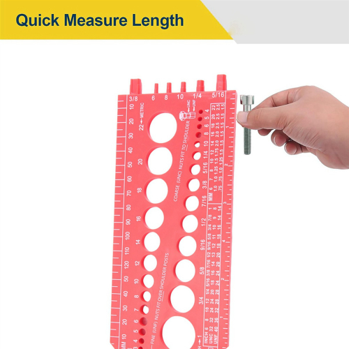 Plastic Nut Bolt Thread Gauge Nut, Measuring Gauge Size&Thread Pitch on ...