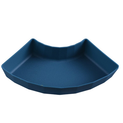 Japanese Family Bone Spitting Plate Plastic Snack Plate Blue 18cm on OnBuy