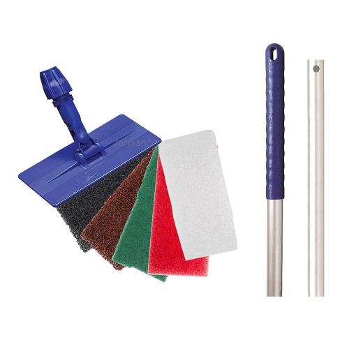 JanSan Doodlebug BH Floor Tool Cleaning AIO Starter Pack & Handle~ Kit ...