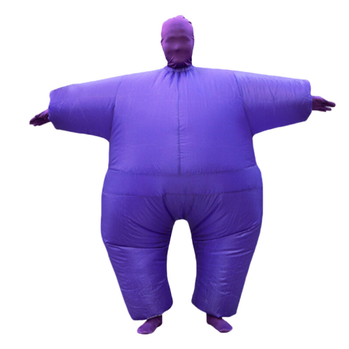 (Purple) Clothing Sumo Inflatable Wrestling Suit Ninja Halloween Party ...