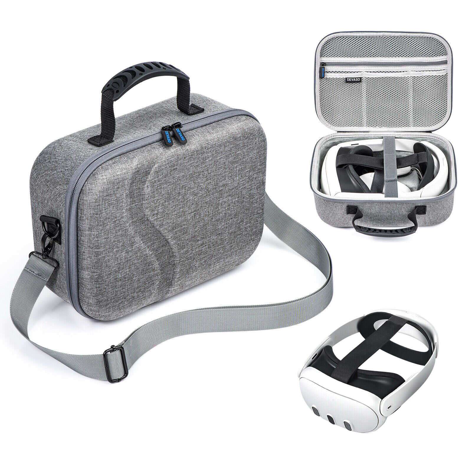 Portable Travel Carrying Cases Storage Bag for Meta Quest 3 VR Glasses ...