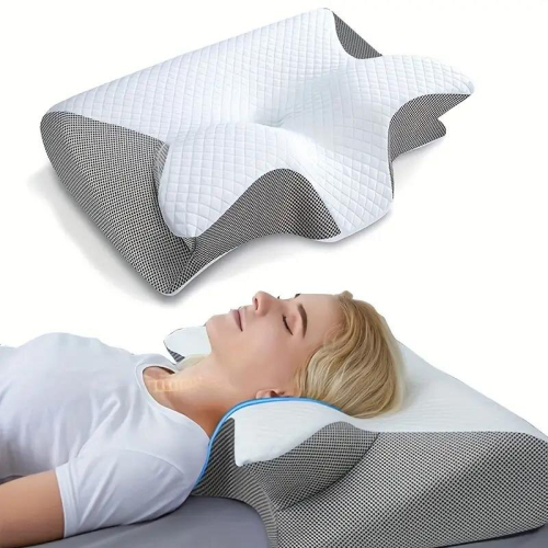 Butterfly Sleep Memory Neck Pillow Slow Rebound Comfortable Memory Foam Sleep Pillow Cervical Orthopedic Neck Massage Bed Pillow on OnBuy