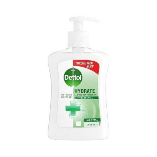 Dettol Liquid Hand Wash Aloe Vera 250 ml (Pack of 12) on OnBuy