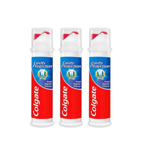 Colgate Cavity Protection Toothpaste Pump, 100 ml (Pack of 3) on OnBuy