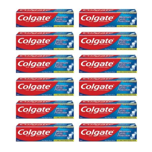 COLGATE Toothpaste Cavity Protection Fresh mint, 100ml (Pack of 12) on ...