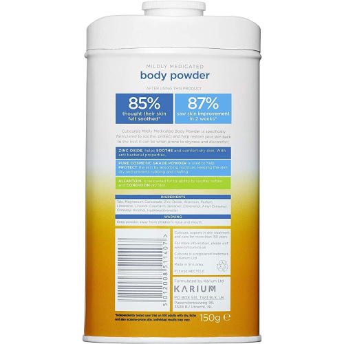 Cuticura Mildly Medicated Talcum Powder, Body Powder, 150g on OnBuy