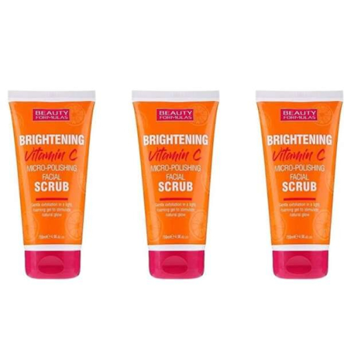 Beauty Formulas Brightening Vitamin C Facial Scrub 150ml (Pack of 3) on ...