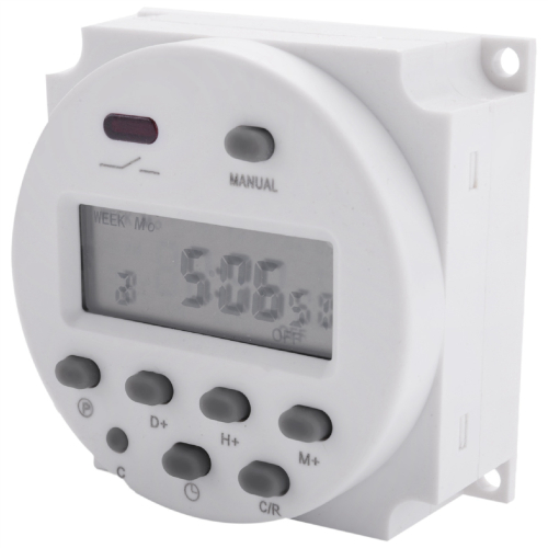 Digital Display Timer Switch 1s 168h 5va Small Timer Switch