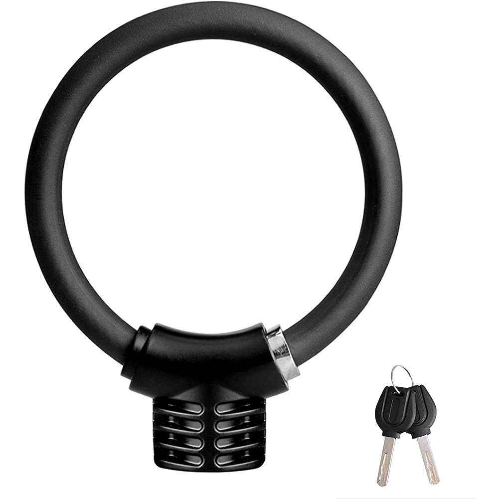Bicycle Lock,Portable Ring Safety Anti-Theft Tamper Proof Shear ...