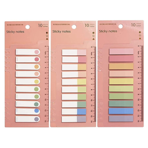 Page Markers Sticky Index Tabs 30 Colors Morandi Memo Stickers Writable ...
