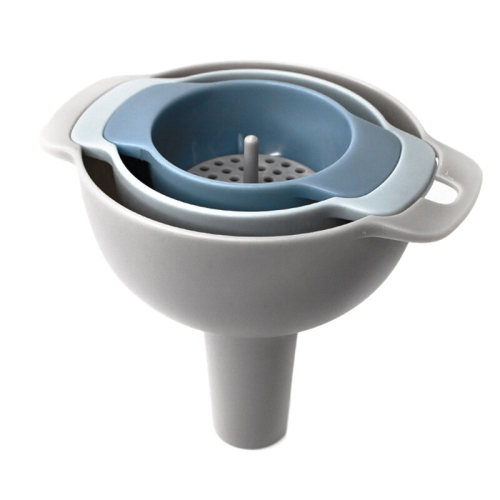 4 in Funnels for Filling Bottles Plastic Funnel with Strainer Filter ...