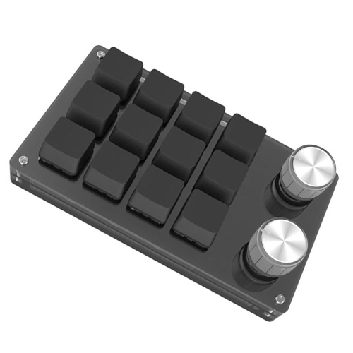 12-Key+2-Knob Custom Keypad 12-Key OSU Gaming Mini One-Handed Mechanical Keyboard Support Hot ...