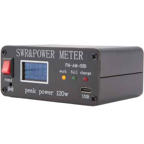 FM AM SSB 1.8MHz-50MHz SWR Power Watt Meter SWR & Power Meter Power ...