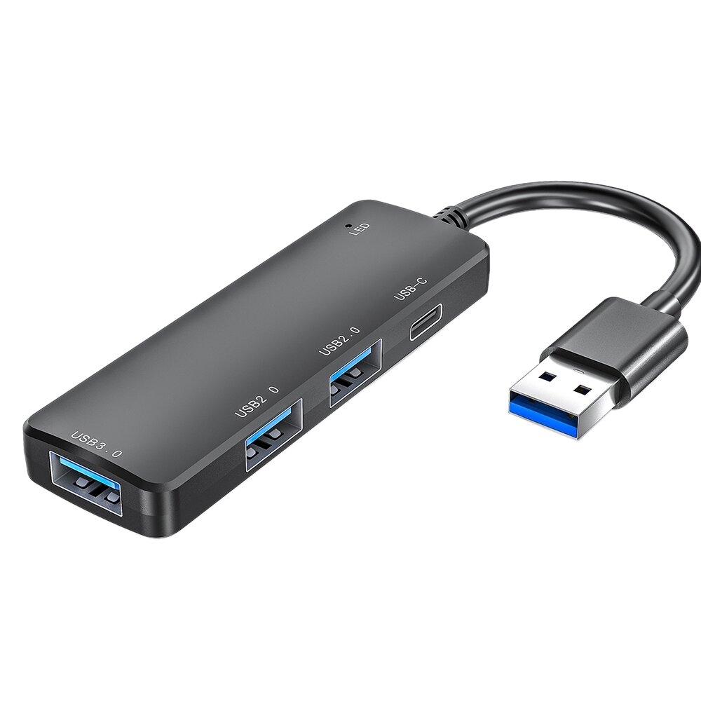 4-in-1 Type-A HUB ,To 4-Port USB Splitter USB3.0 x 1 and USB2.0 x 2 USB ...
