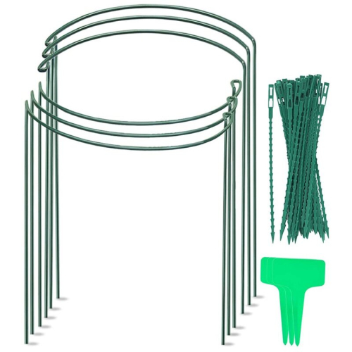 Garden Support Stake, 6-Pack Half Garden Plant Supports, Garden Plant ...