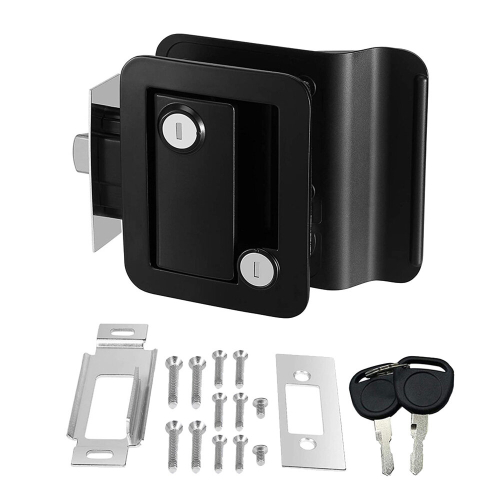 RV Travel Trailer Entry Door Lock Door Latch Handle with Keys RV Door ...