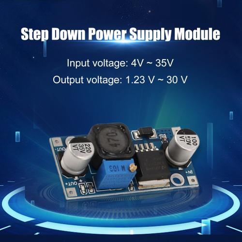 LM2596S DC-DC Power Supply Module 3A Adjustable Step-Down Module LM2596 Voltage Regulator 24V ...