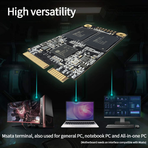 SSD MSATA 128GB Mini SATA 30X51mm Mini SATA Internal Solid State Drive ...